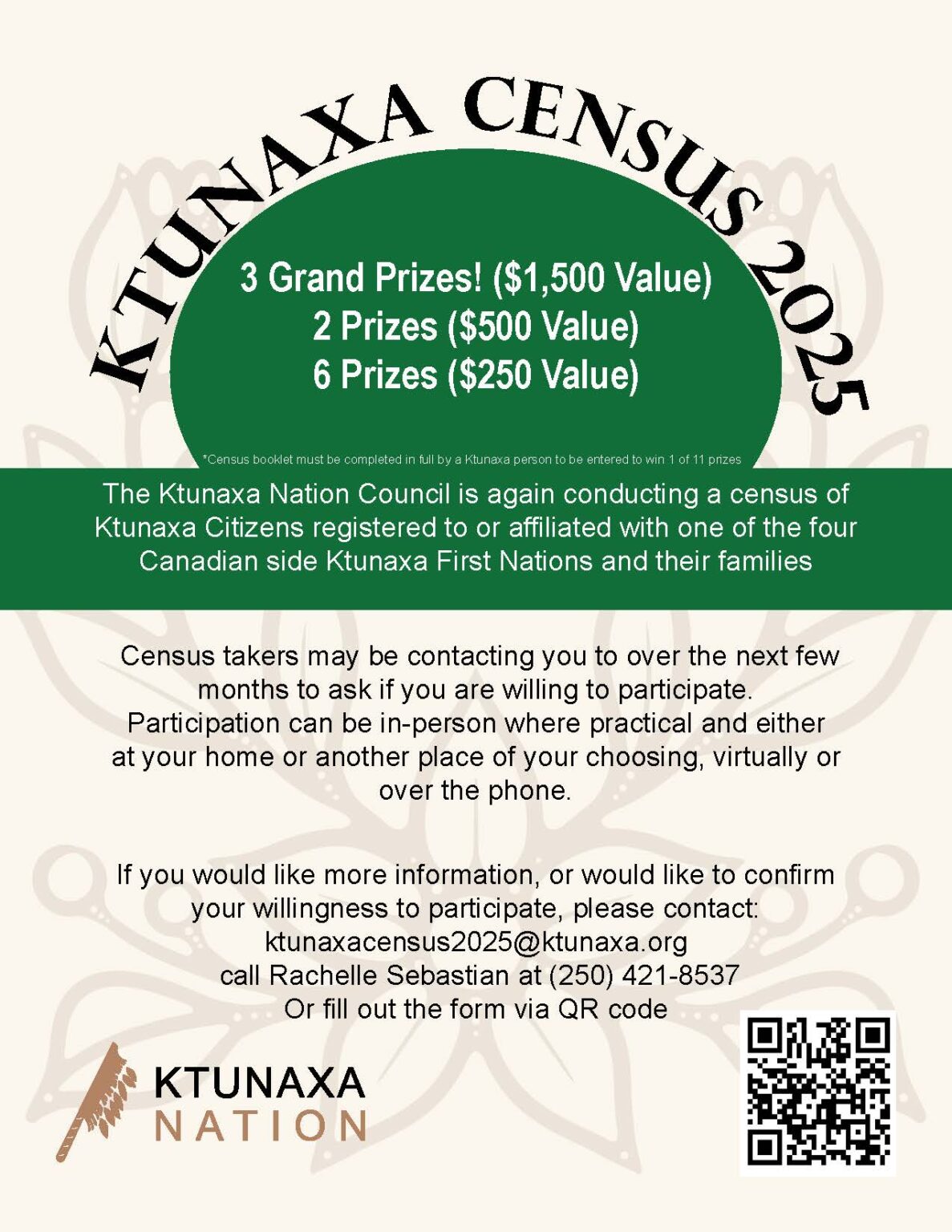 2025 Ktunaxa Census Now Underway : Ktunaxa Nation