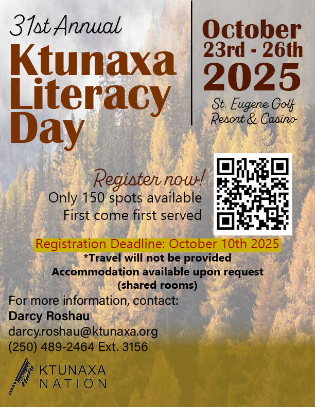 Ktunaxa Literacy Day 2025 : Ktunaxa Nation